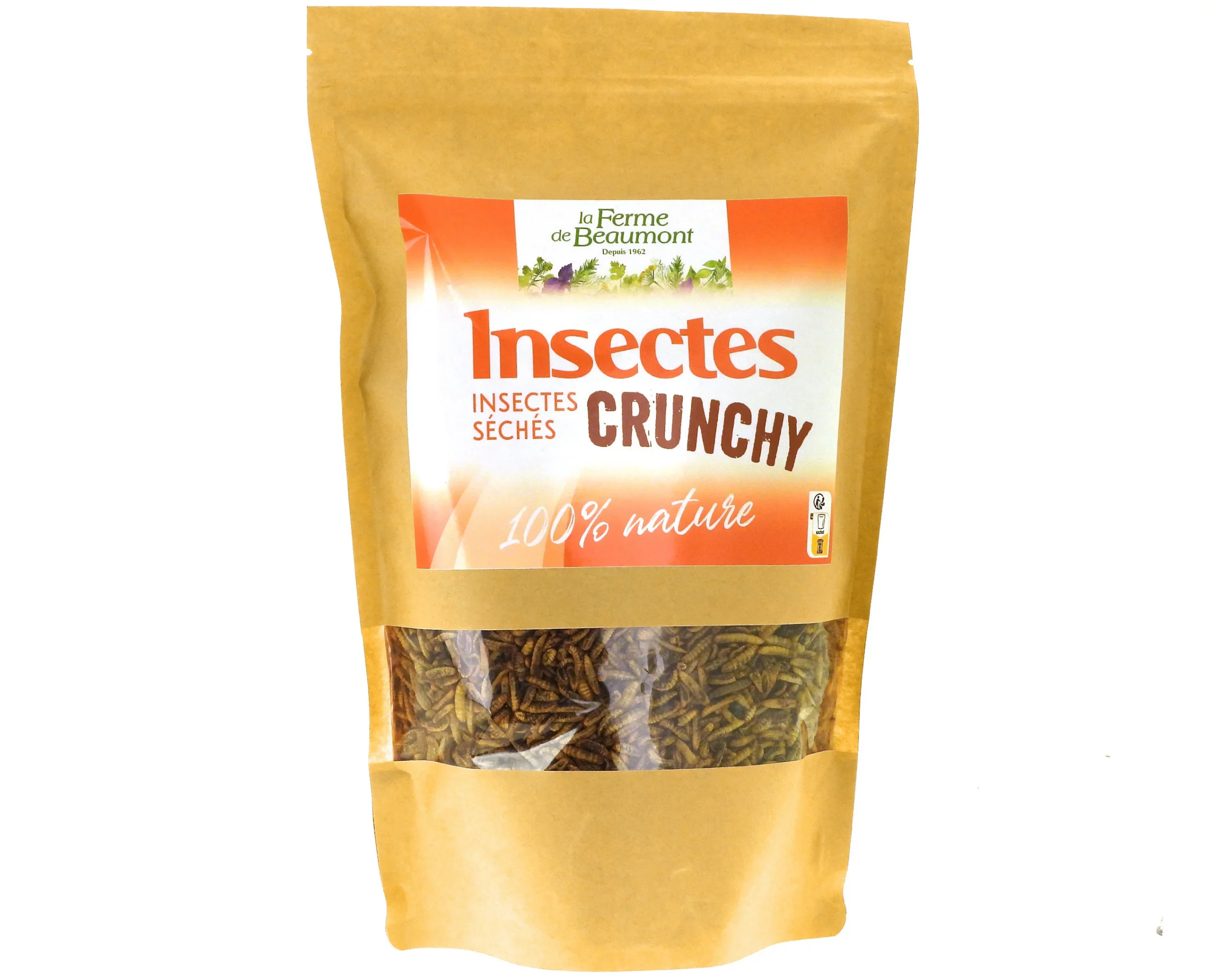 Insectes séchés Crunchy - Equi Agri